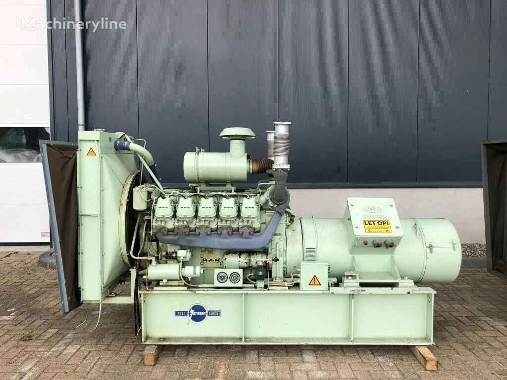 MAN D2530 MTE 250 kVA generatorset Noodstroom Aggregaat 148 uur diesel generator