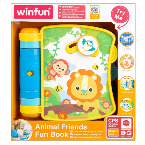 Win Fun Baby edukativna knjiga Životinje 000746-NL