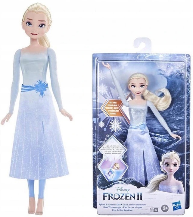 Lutka Frozen Elsa, blistava sa šljokicama, 30cm