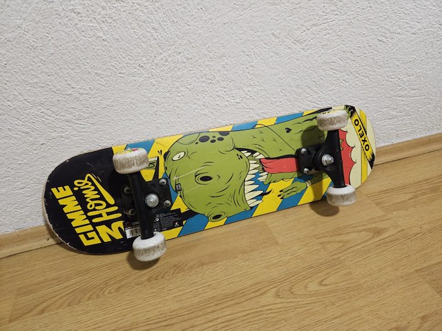 Skejt skejtboard skate skateboard Oxelo Play 3 Dino