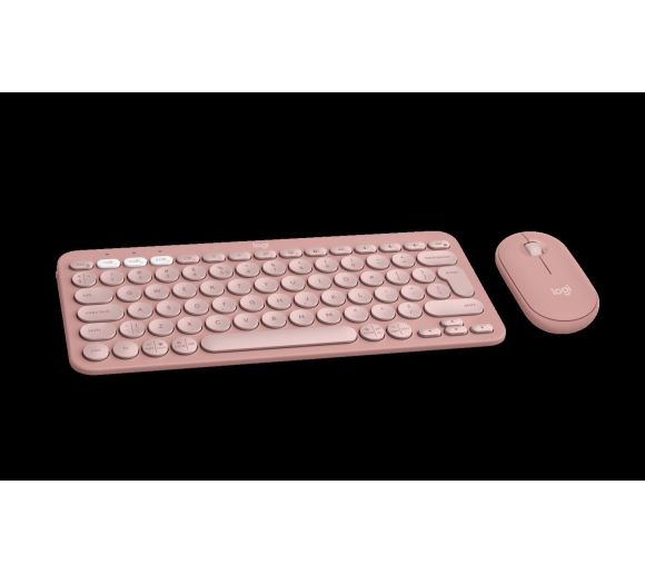 Logitech - Logitech Pebble2 Combo Rose US