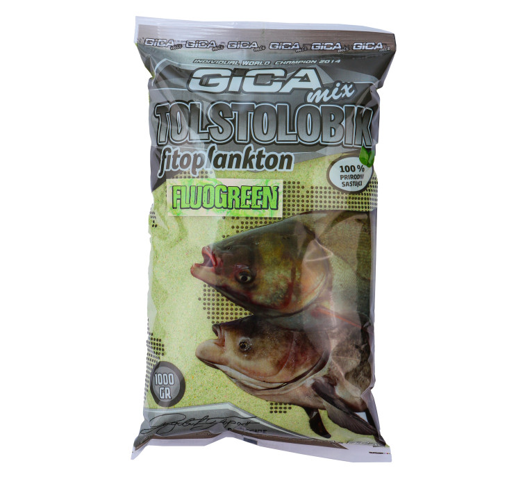 Gica mix Tolstolobik 1 Kg. Fluogreen