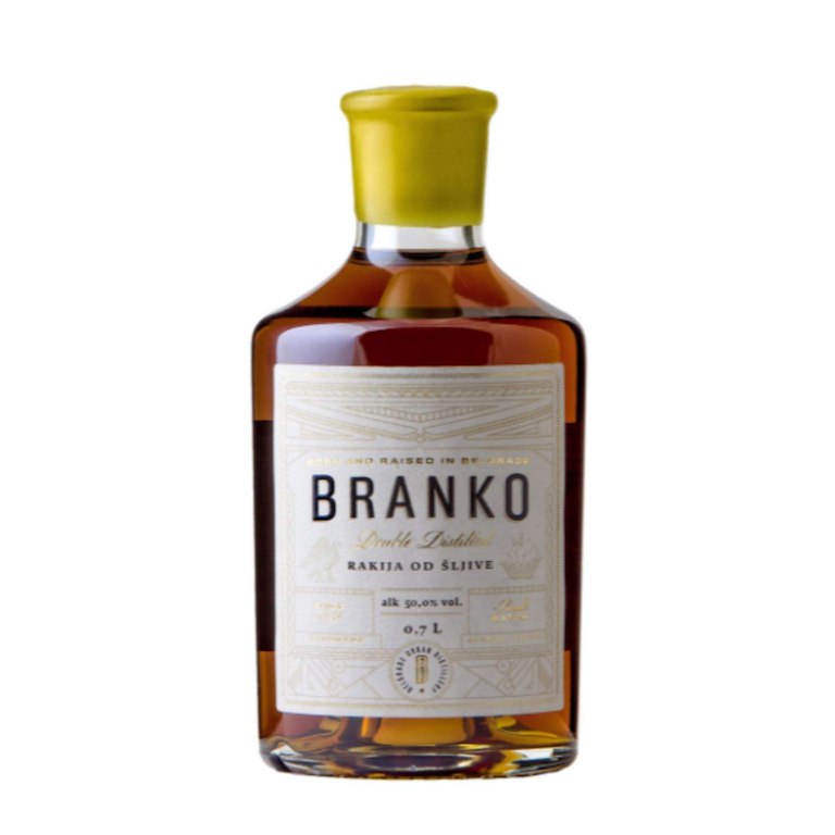 Branko rakija šljiva premium 50% 0,7l branko