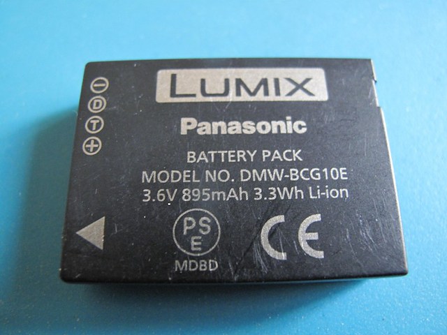 Panasonic Lumix DMW-BCG10E Lithium-ion baterija