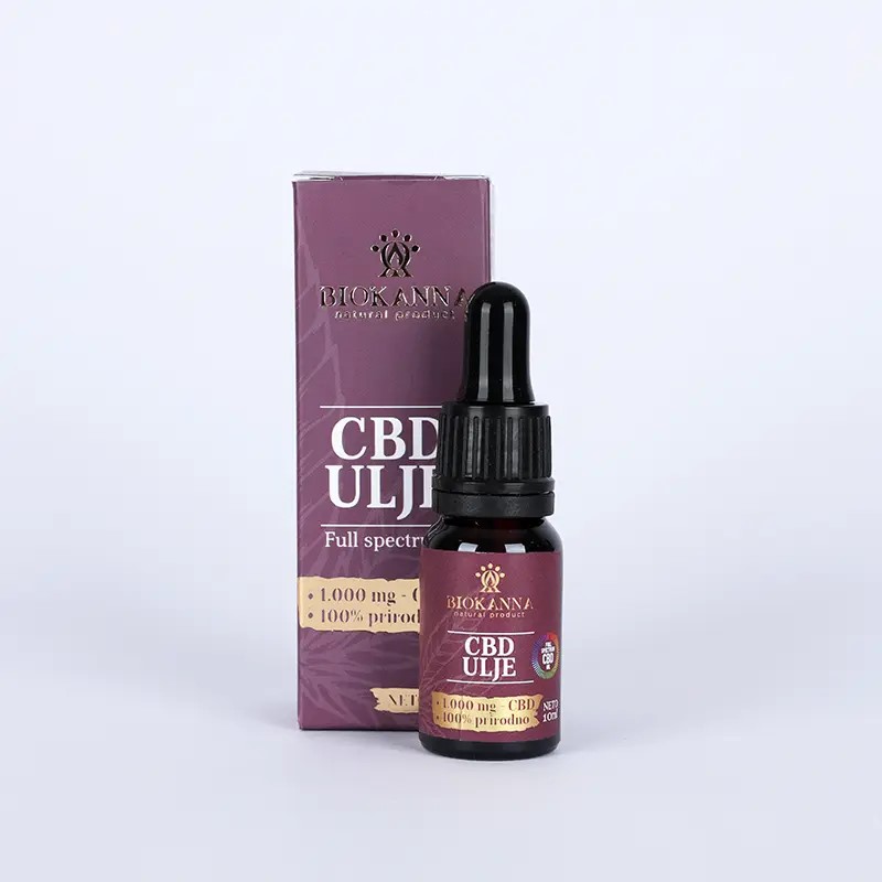 BIOKANNA – Ulje cveta konoplje 10% CBD 10ml