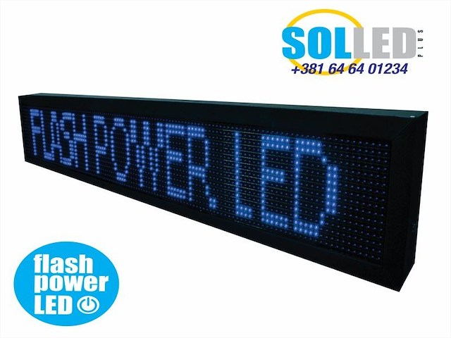 LED DISPLAY 196CM X 20CM DVOSTRANI