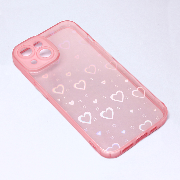 TORBICA HEART COLOR IMD ZA IPHONE 14 6.1 ROZE