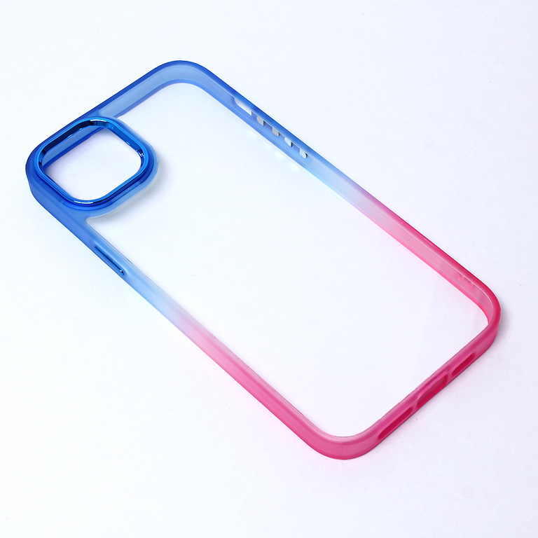 TORBICA COLORFUL ACRYLIC ZA IPHONE 14 PLUS 6.7 PLAVA