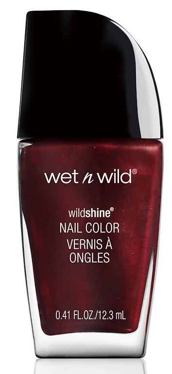 wet n wild wildshine Lak za nokte Matte top coat, E486C Burgundy frost, 12.3ml