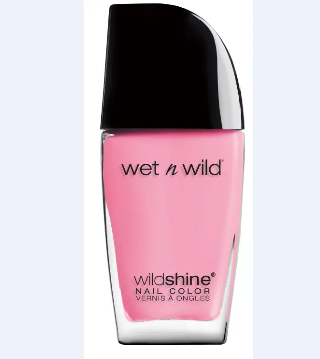 wet n wild wildshine Lak za nokte Matte top coat, E455B Tickled pink