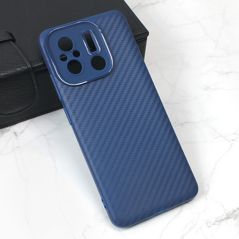 TORBICA CARBON STRIPE ZA XIAOMI REDMI 12C PLAVA