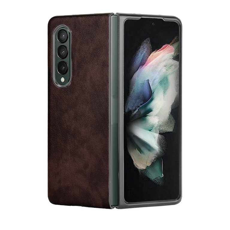 TORBICA LEATHER ZA SAMSUNG F936B GALAXY Z FOLD 4 5G BRAON