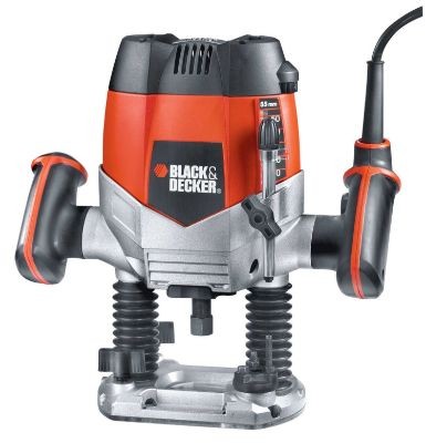 Električna glodalica za drvo - frezer 1200W KW900E Black+Decker