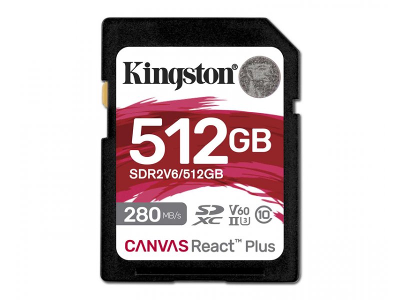 KINGSTON MEMORIJSKA KARTICA SDR2V6/512GB 512GB SDXC UHS-II 280R/150W U3 V60