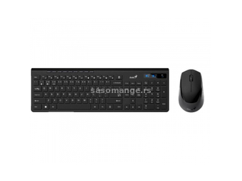 Genius SlimStar 8230 komplet bežična tastatura US+bežični miš 1200dpi crni