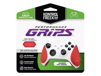 KontrolFreek Controller Performance Grips - Red XBOX ONE XBOX Series X