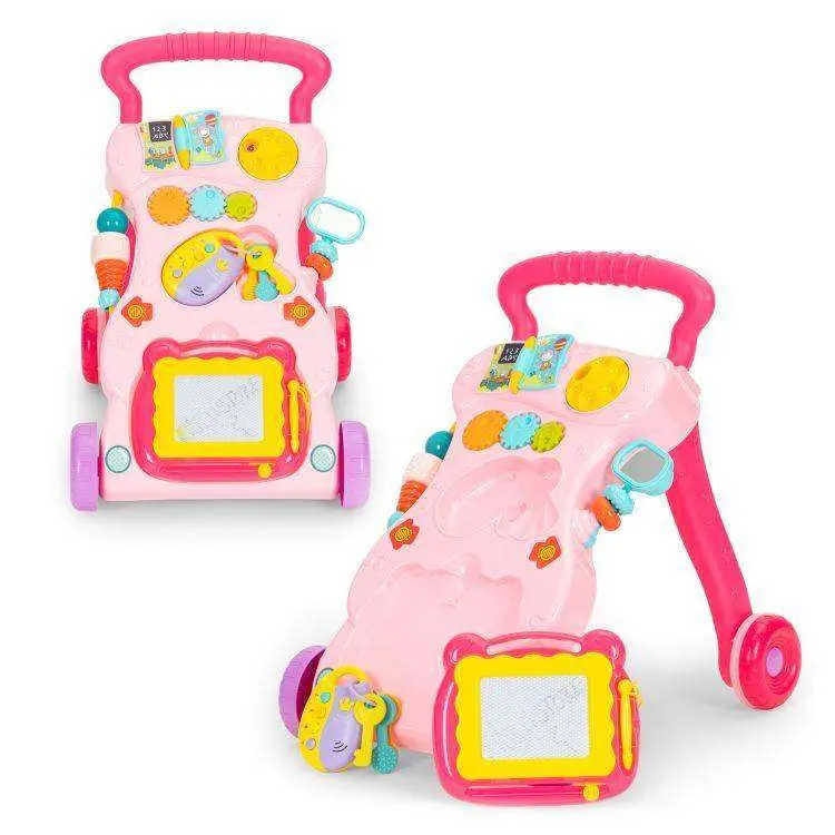 ECO TOYS Huanger Edukativna guralica za bebe, Roze