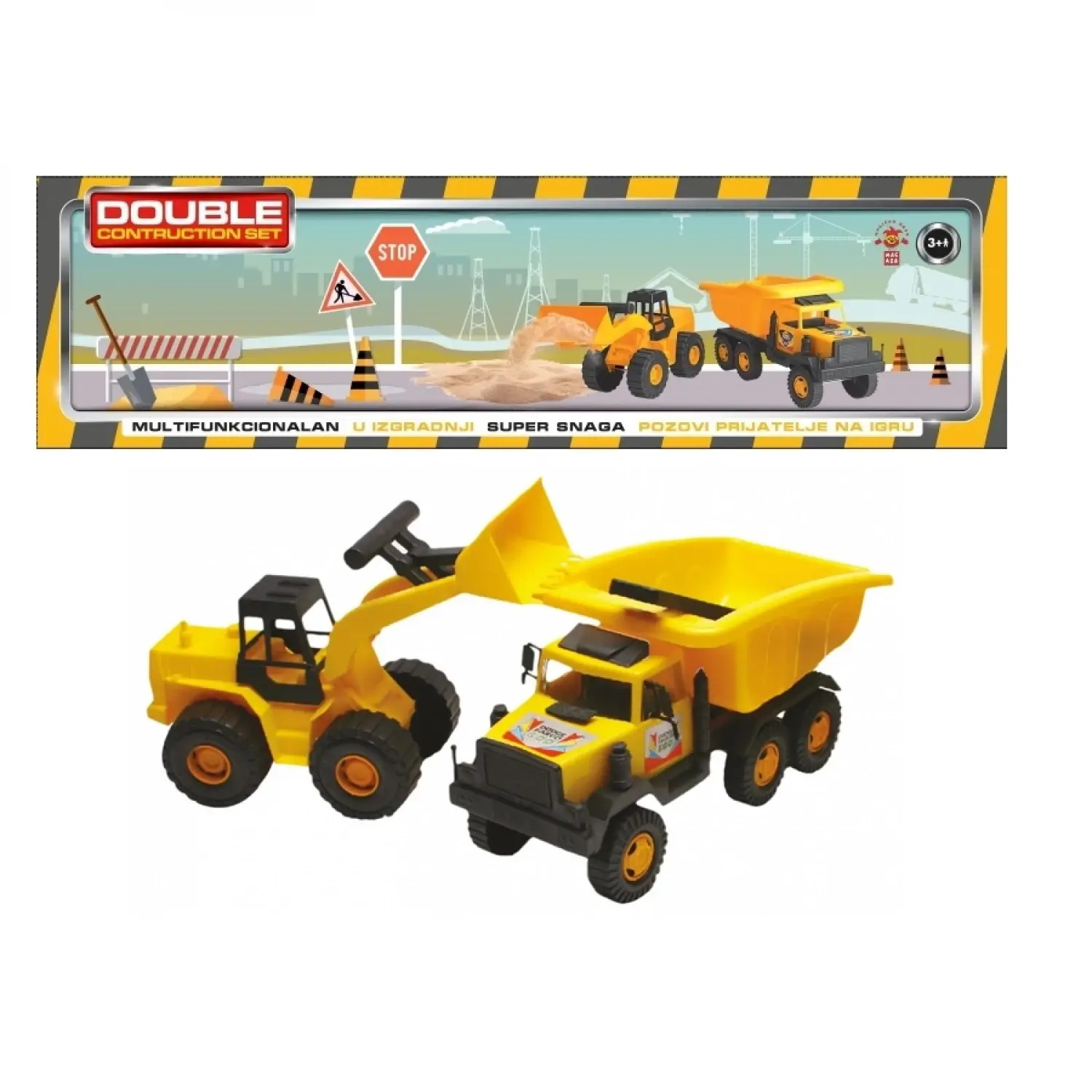 GUCLU Buldozer i kamion Double Construction SR4577