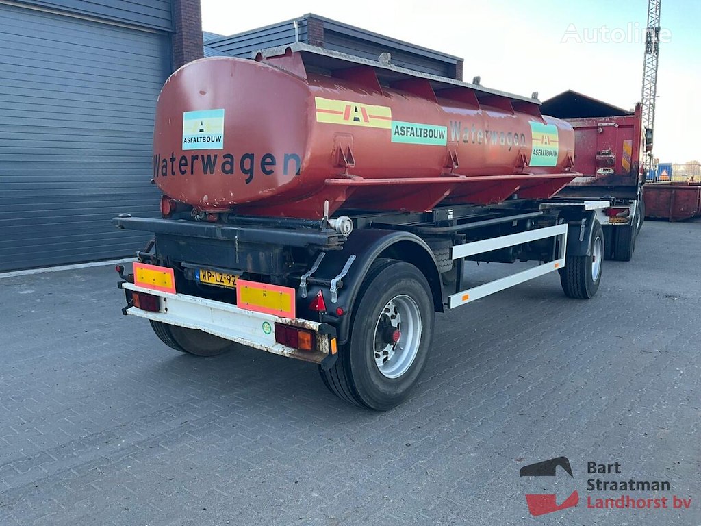 Blumhardt WFA18 2 assen aanhangwagen met pomp en aluminium watertank ongev prikolica autocisterna