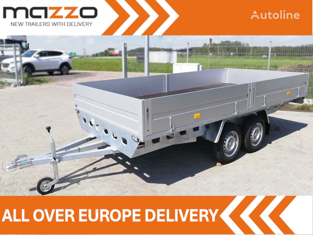 Nova Rydwan C750/L5- 395 x 195 Light PLATFORM double-axle GVW 750kg auto prikolica