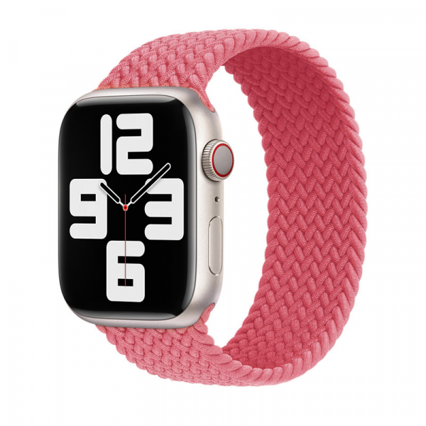 Apple Watch Braided Solo Loop pink L 38/ 40/ 41mm