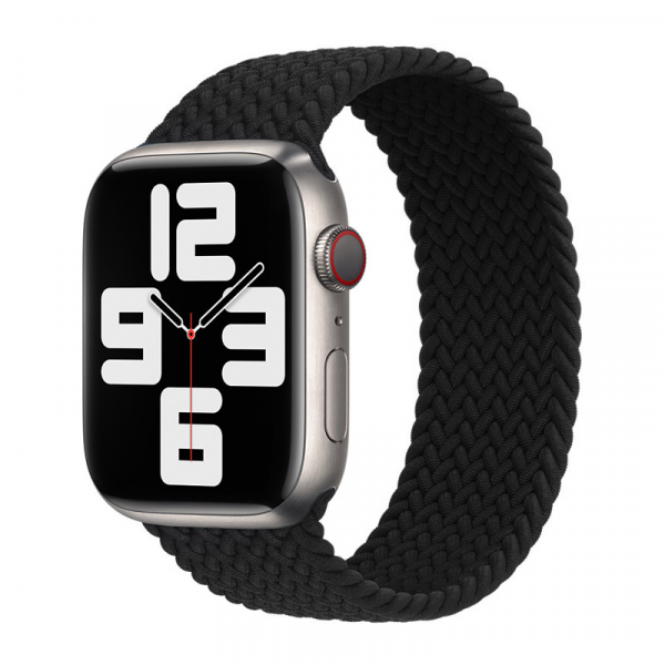 Apple Watch Braided Solo Loop black L 38/ 40/ 41mm