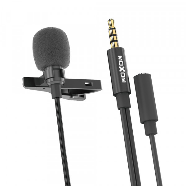 Mikrofon Moxom MX-AX35 3.5mm crni