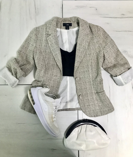H&M sako/jaknica sa svilenom postavom
