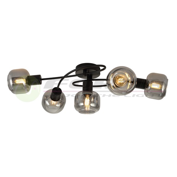 Plafonska lampa FE408-5 BK