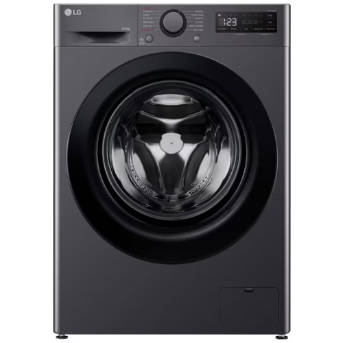 LG F4DR509SBM Mašina za pranje i sušenje veša sa parom, 9/6kg, 1400rpm, AI DD™ tehnologija,55cm, Middle Black