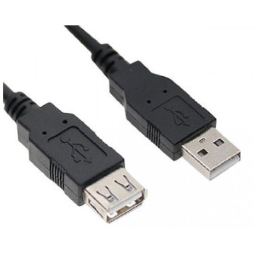 Kabl E-Green USB 2.0 A-USB 2.0 A M/F 1.8m crni