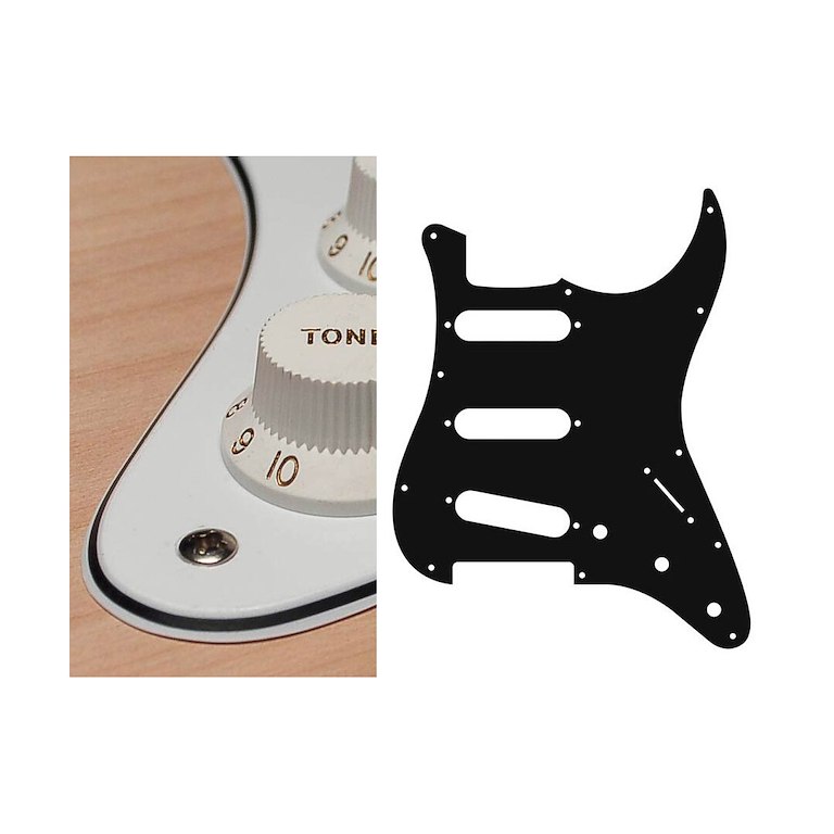 Boston ST-323-W Pickguard HSS