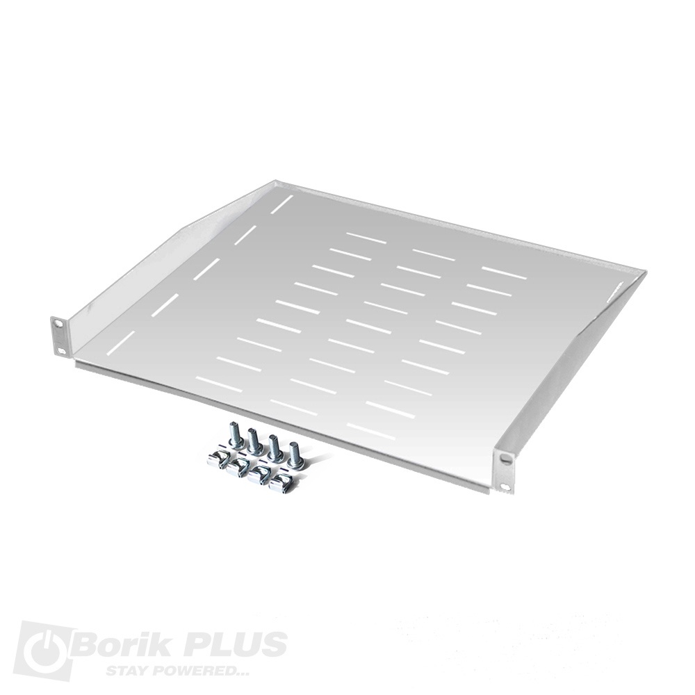 Rack Polica dubine 300mm za rek 19″ BELA