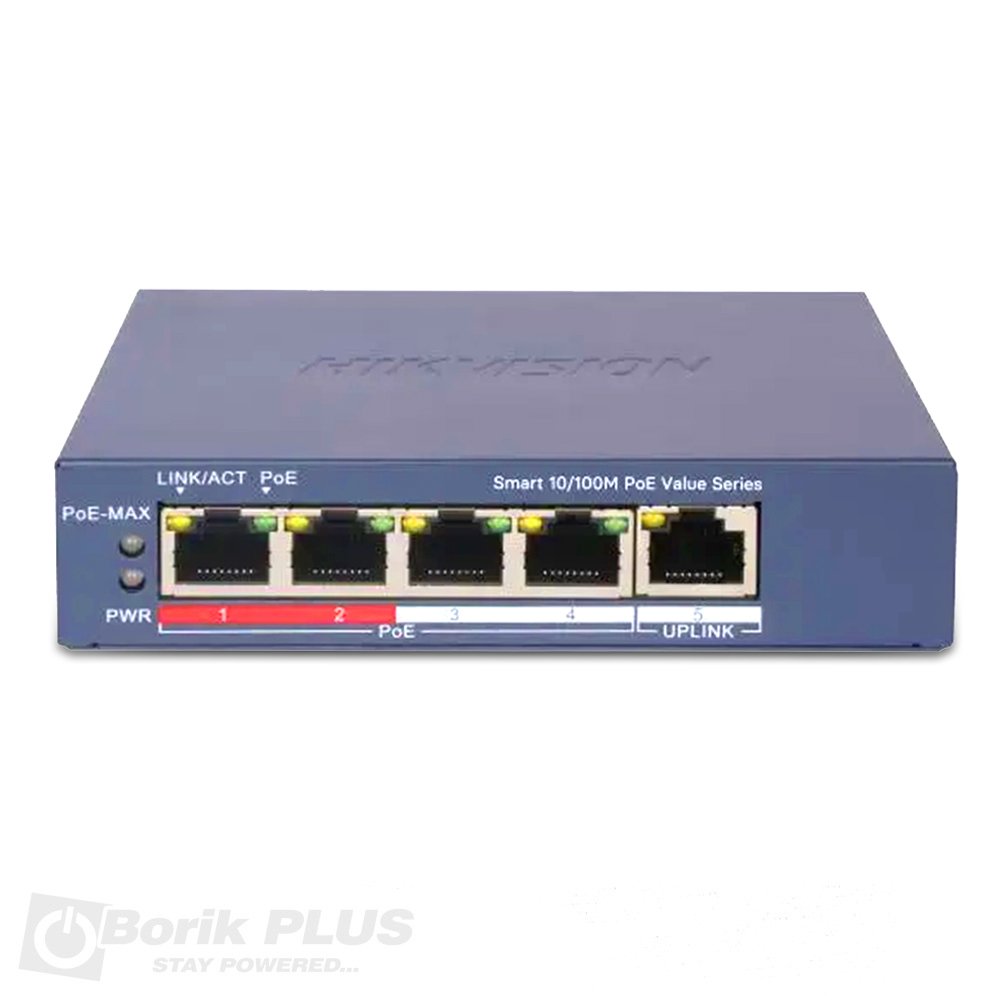 HikVision POE 4 portni 10/100Mb switch