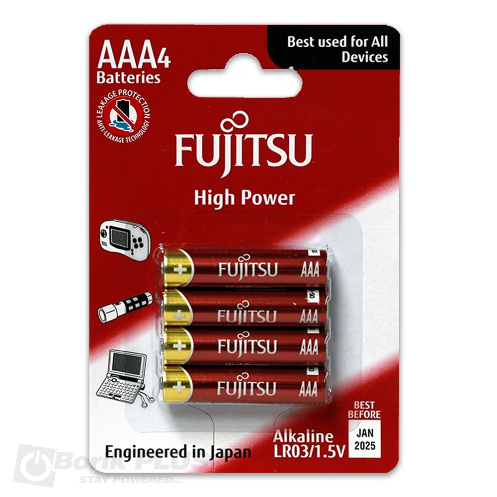 Fujitsu LR03 alkalna baterija High power
