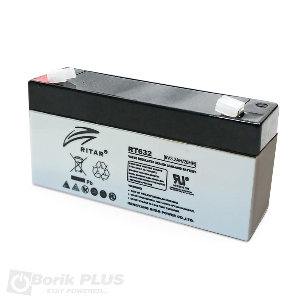 Ritar RT632 Olovna VRLA baterija 6V 3.2Ah