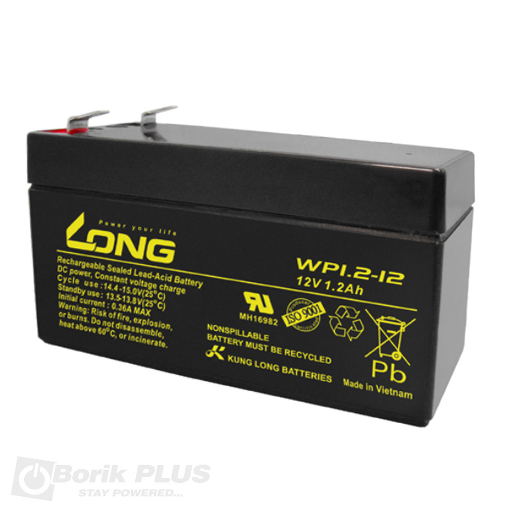 WP 1.2-12 Olovna VRLA baterija 12V 1.2Ah