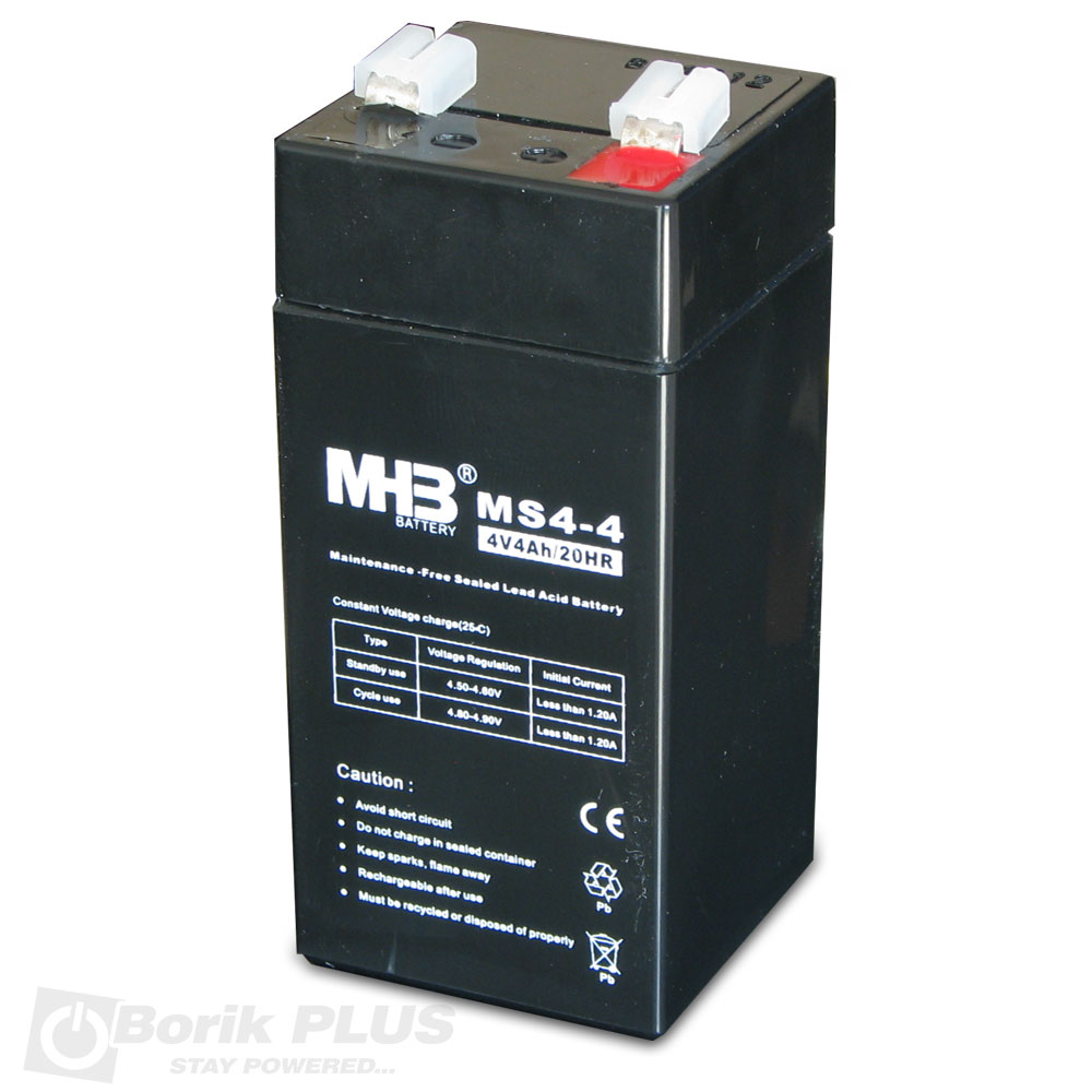 MS 4-4 Olovna VRLA baterija 4V 4Ah