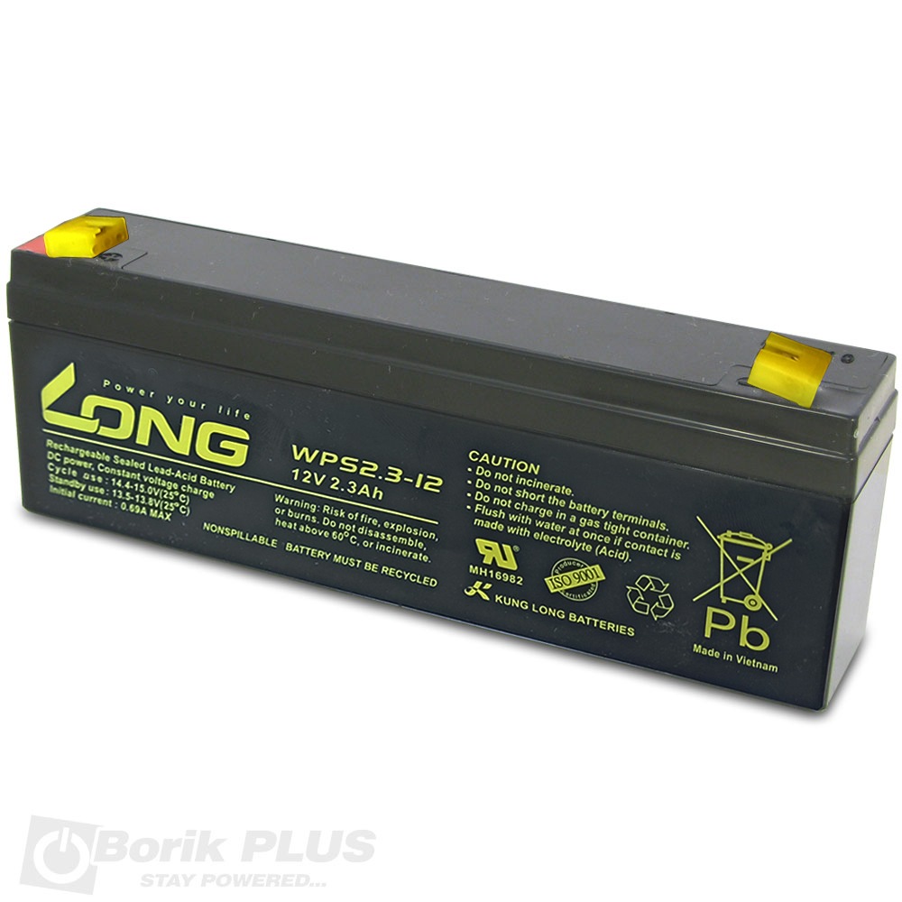 WPS 2.3-12 Olovna VRLA baterija 12V 2.3Ah