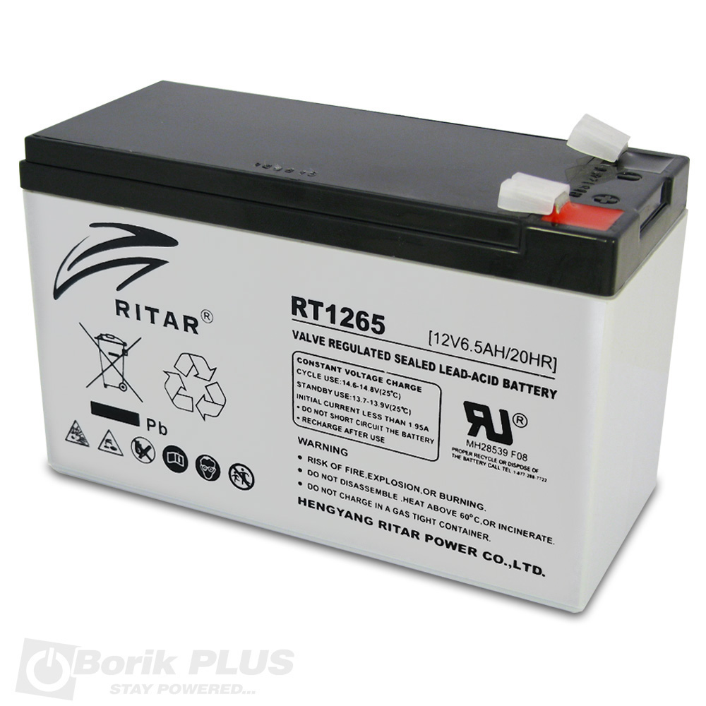 Ritar RT1265 Olovna VRLA baterija 12V 6.5Ah