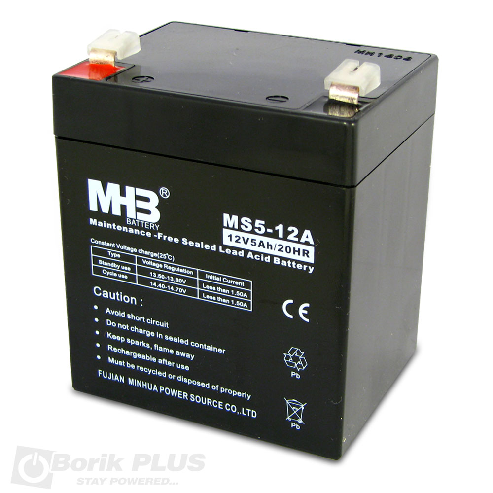 MS 5-12 Olovna VRLA baterija 12V 5Ah