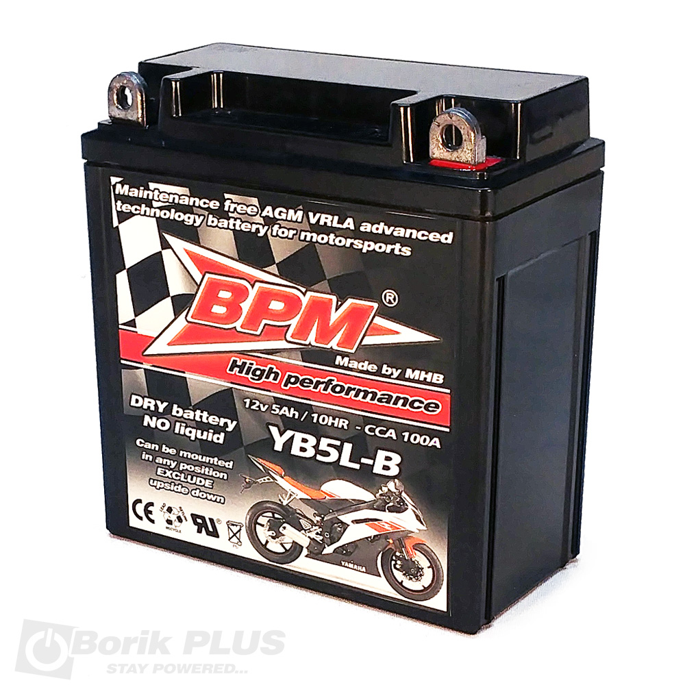 BPM Olovna AGM VRLA baterija YB5L-B
