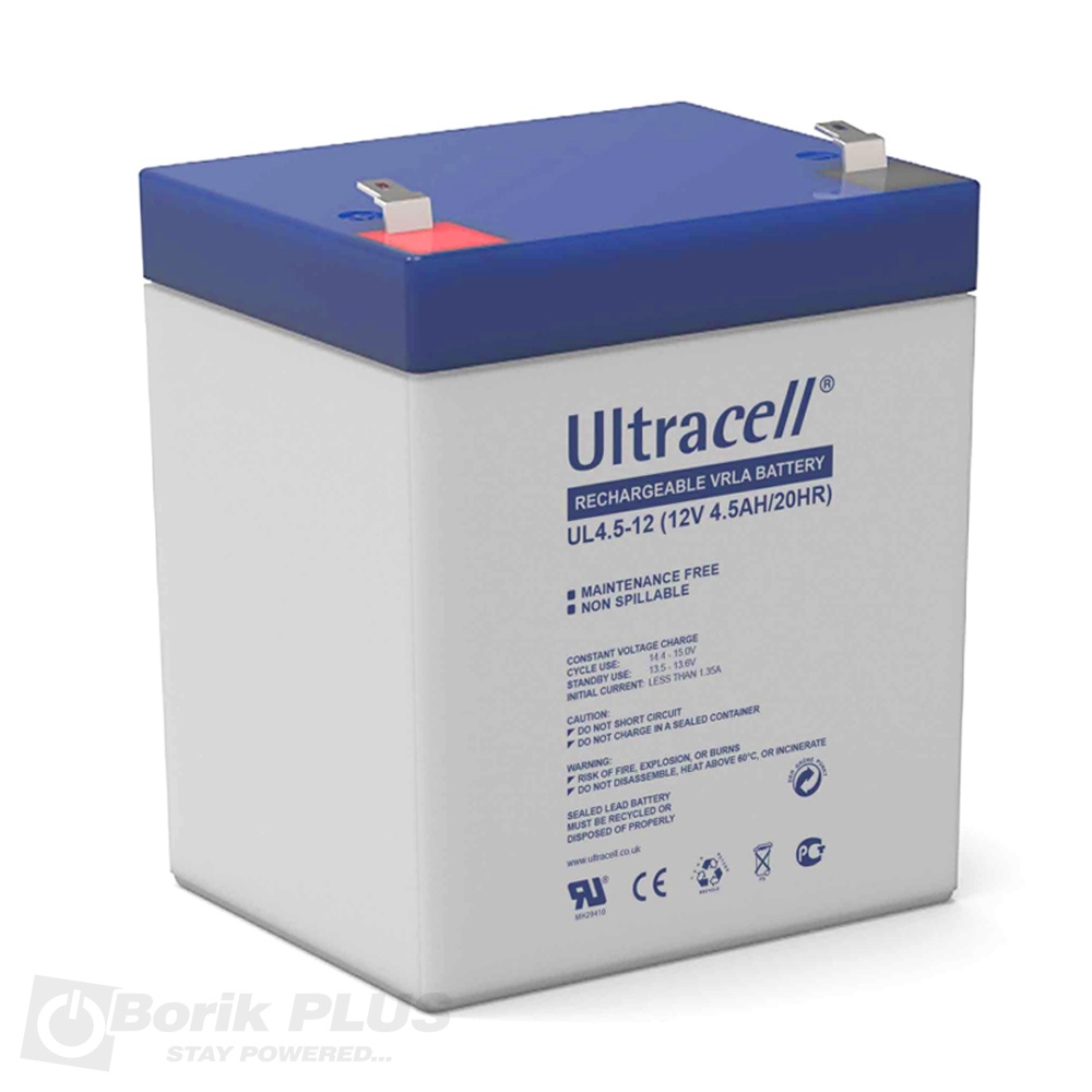 Ultracell UL4.5-12 Olovna VRLA baterija 12V 4.5Ah