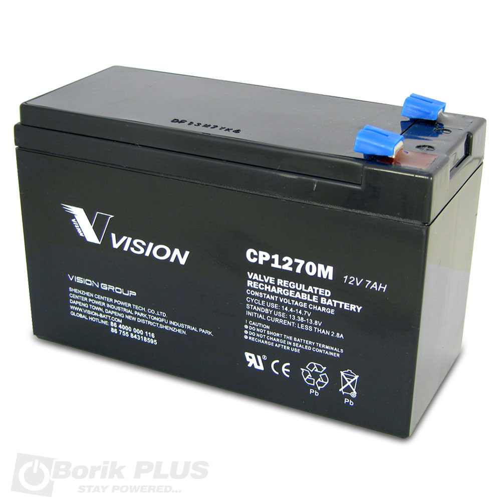 CP 1270 Olovna VRLA baterija 12V 7Ah