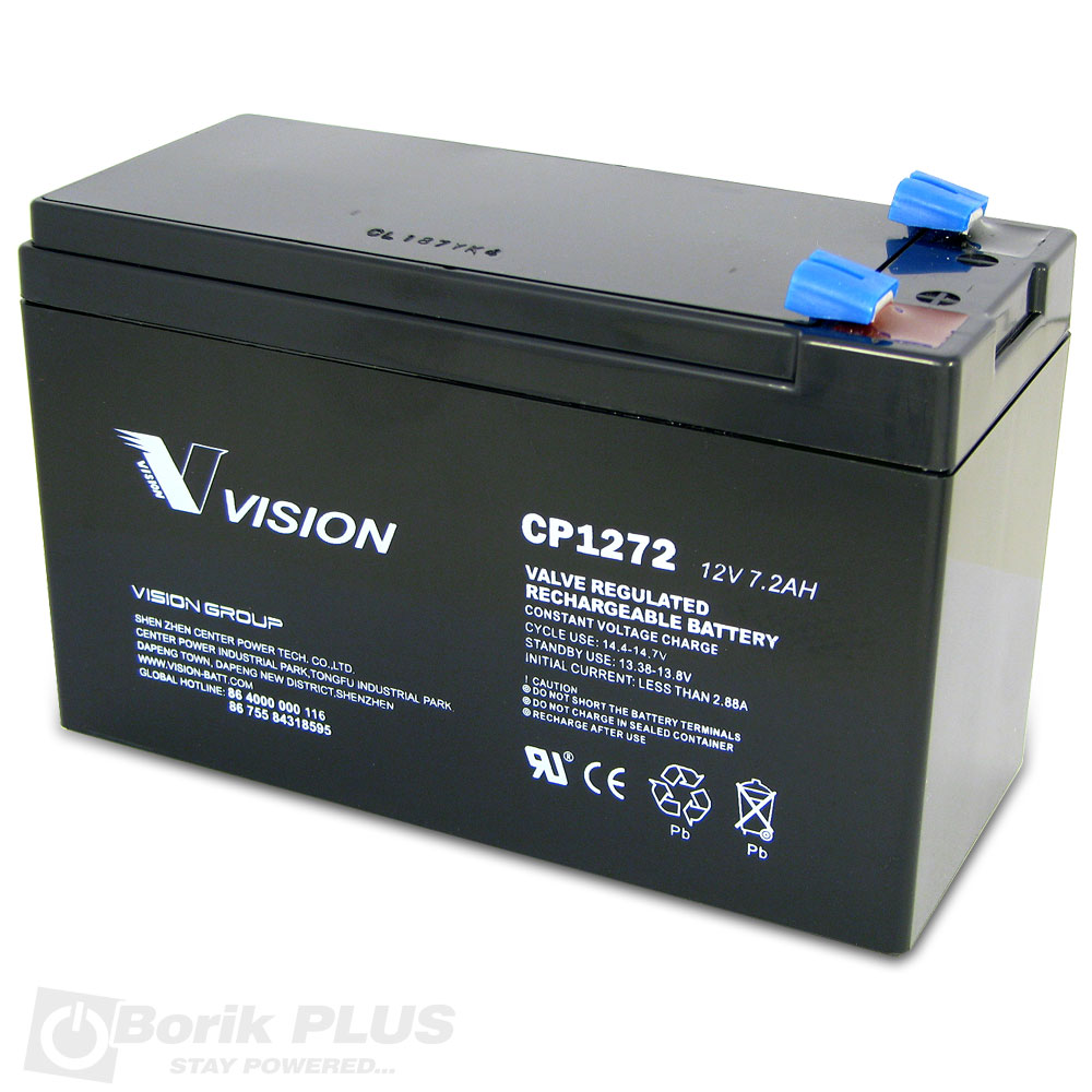 CP 1272 Olovna VRLA baterija 12V 7.2Ah