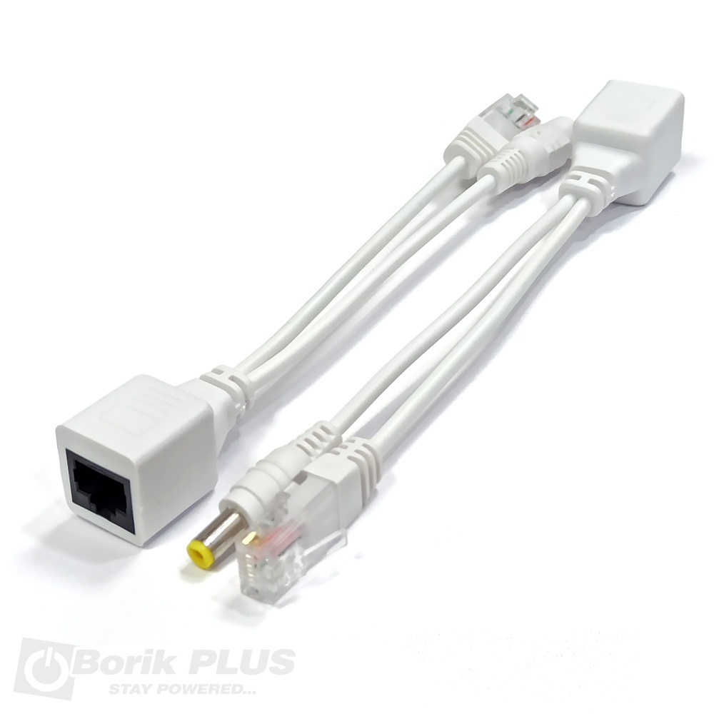 Pasivni POE adapter-splitter, beli