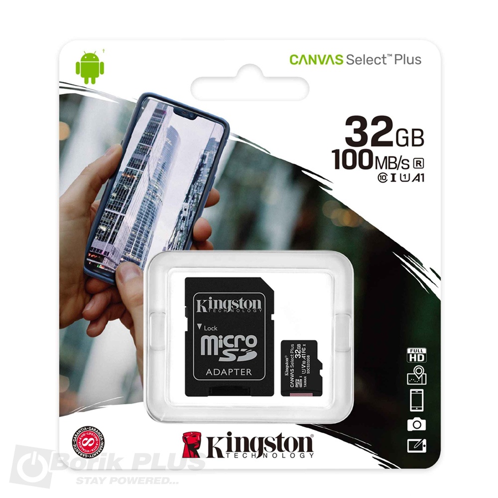 Memorijska kartica Kingston 32GB, 100Mb/s