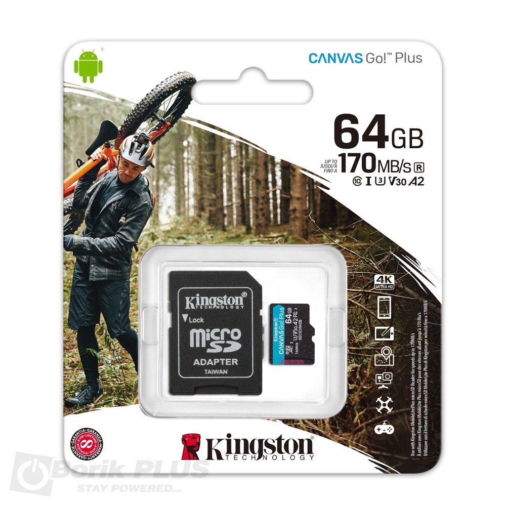 Memorijska kartica Kingston 64GB, 70Mb/s