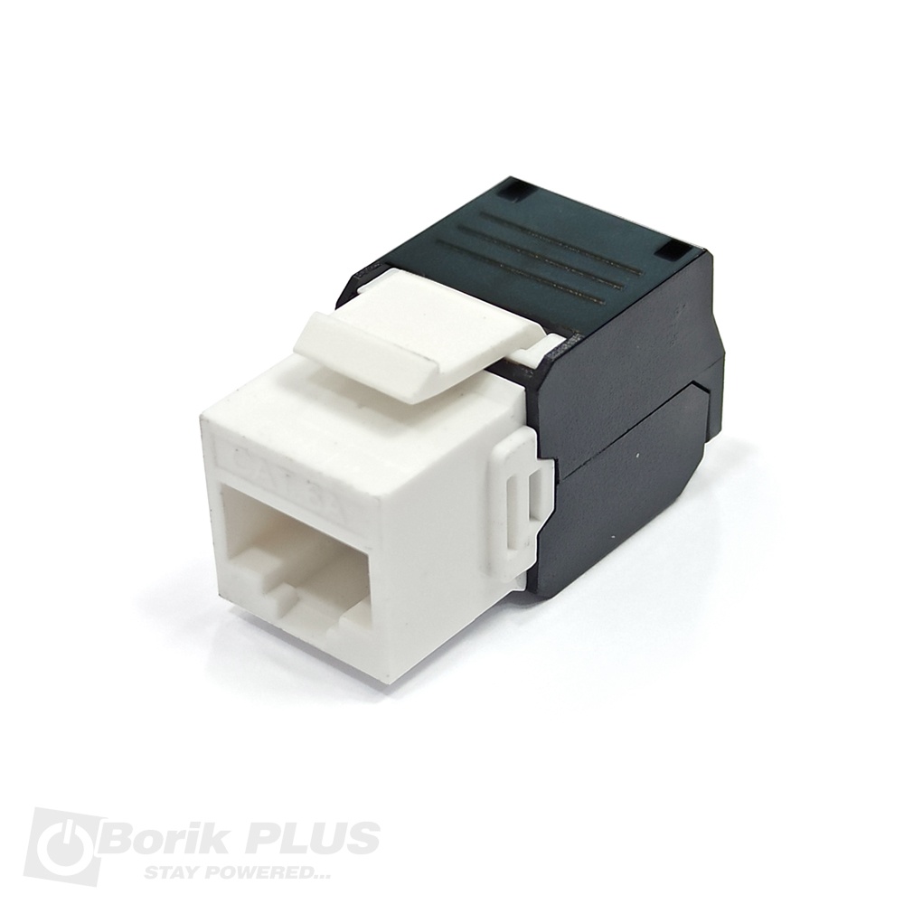 Modul RJ 45 CAT 6A beli