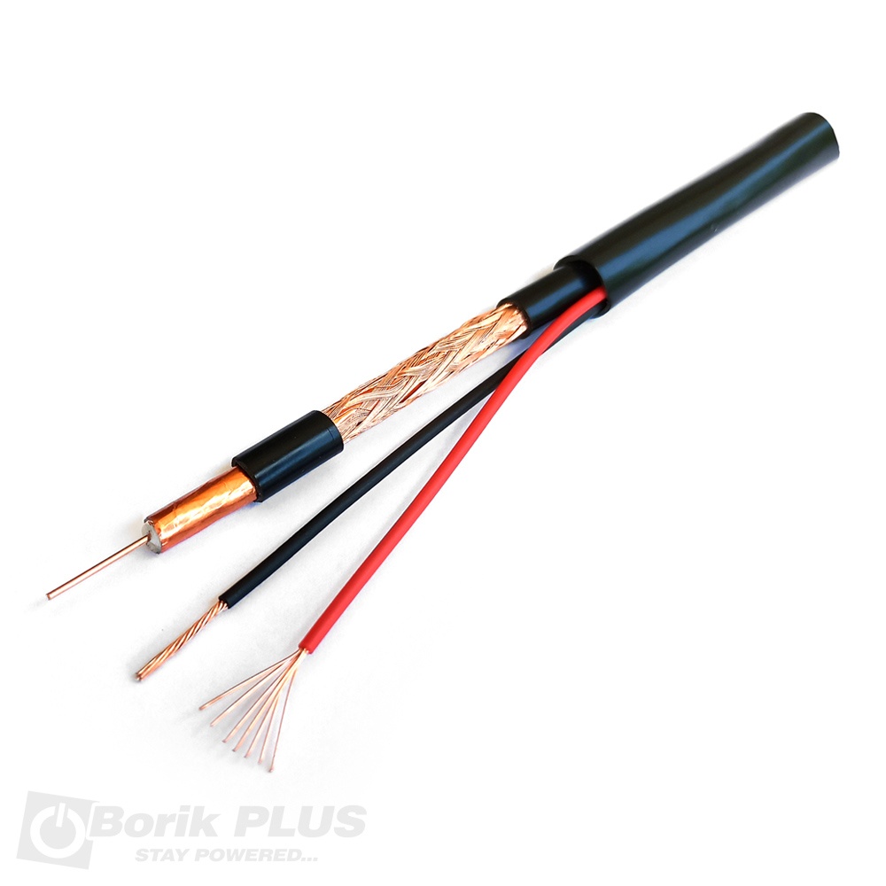 Koaksijalni kabl RG59+2×0.75 CCA 100m O-presek